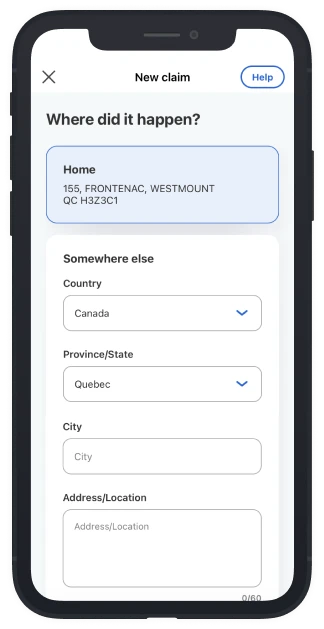 Submit an insurance claim online | belairdirect