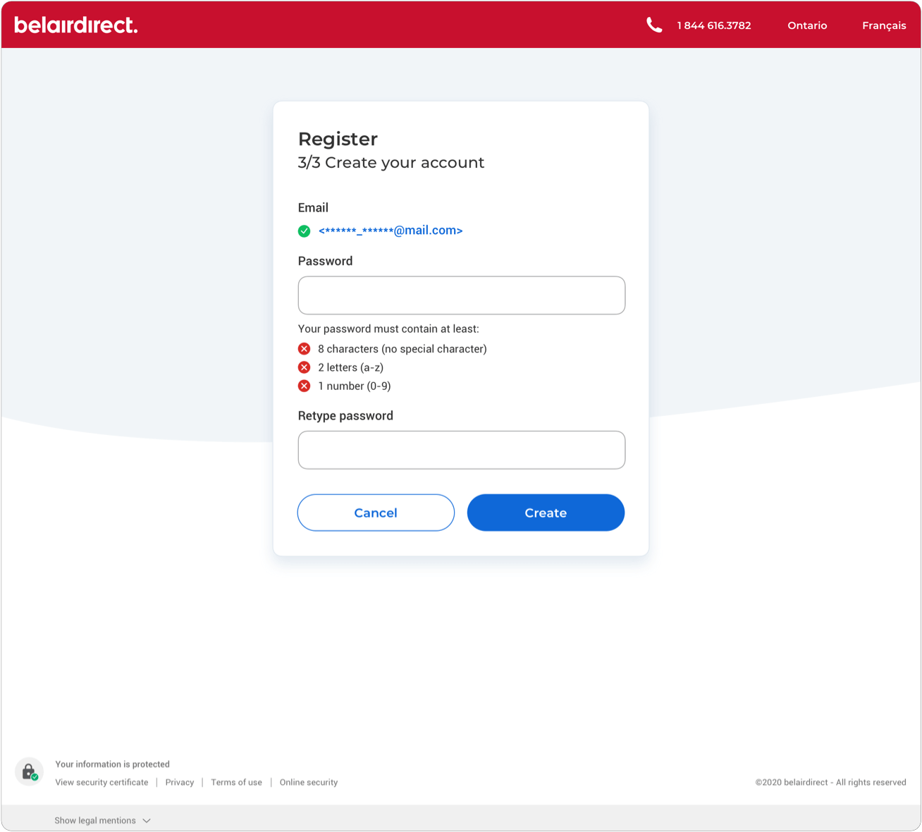 Sign up and log in to the Client Centre | belairdirect