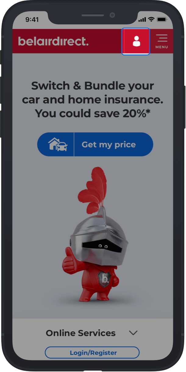 Sign up and log in to the Client Centre | belairdirect